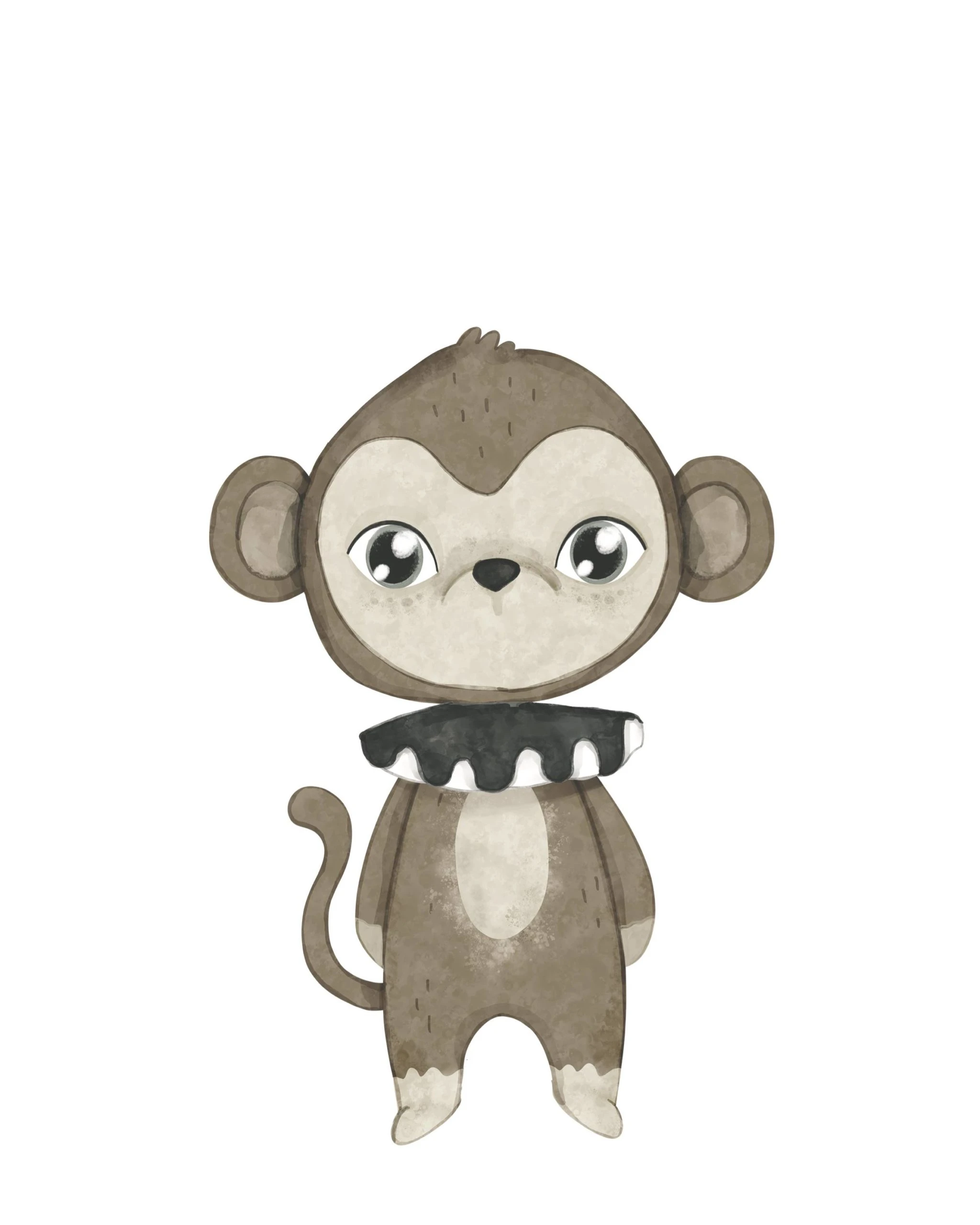 Zion the Monkey – wallsticker | Maseliving.dk